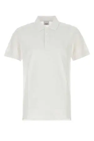 Burberry Piquet Polo Shirt - White