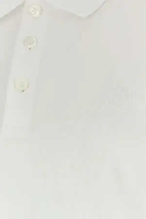 Burberry Piquet Polo Shirt - White