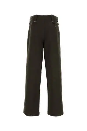 Burberry Wide-leg Cotton Trousers
