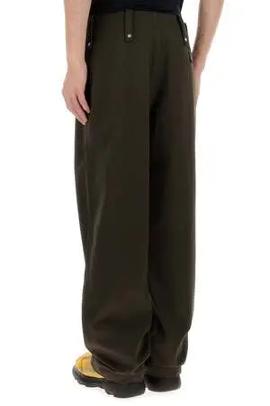Burberry Wide-leg Cotton Trousers