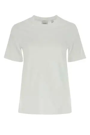 Burberry Cotton T-shirt With Embroidered Logo