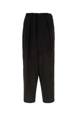 Yohji Yamamoto Crepe Pleated Trousers