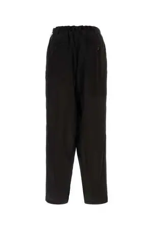 Yohji Yamamoto Crepe Pleated Trousers