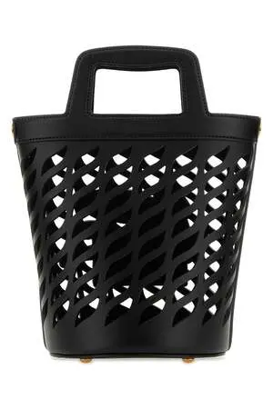 Etro Leather Coffa Bucket Bag - Black