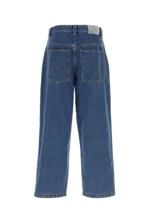 Eytys Wide-leg Denim Jeans With Contrasting Logo Bands