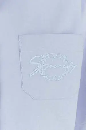Givenchy Powder Cotton Cropped Shirt