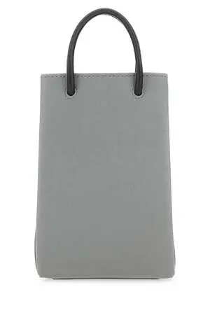 Balenciaga Leather Phone Case - Grey