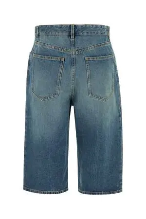 Alaïa Denim Bermuda Shorts