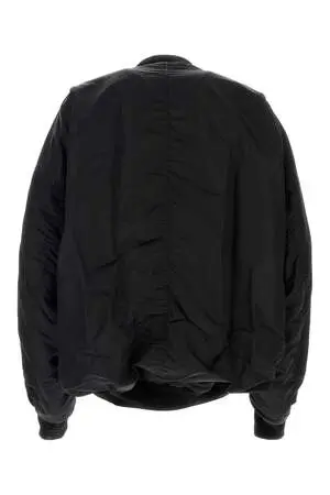 Mihara Yasuhiro Layered Nylon Bomber Jacket - Black