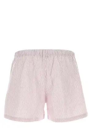 Gimaguas Embroidered Striped Cotton Pyjama Shorts