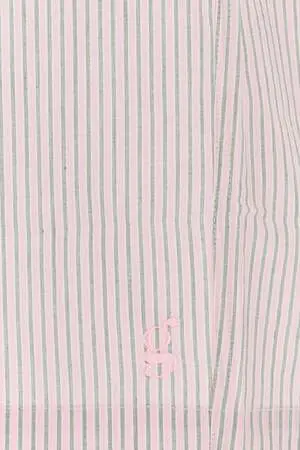Gimaguas Embroidered Striped Cotton Pyjama Shorts