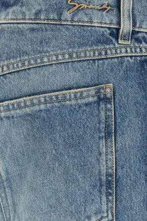 Givenchy Denim Jeans With Embroidered Logo Detail - Blue