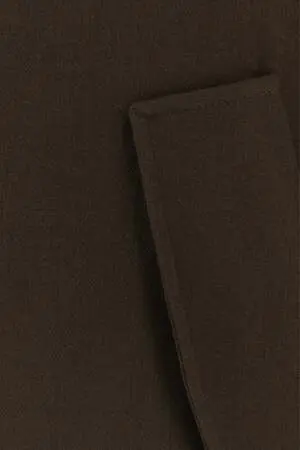 AMI Paris Wool Jacket With Half-belt Detail