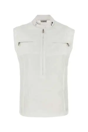 Burberry Cotton Vest With High Neck