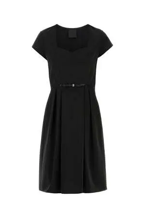 Givenchy Taffetas Mini Dress With 4g Bow Detail