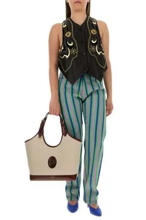 Versace Nappa Leather Vest