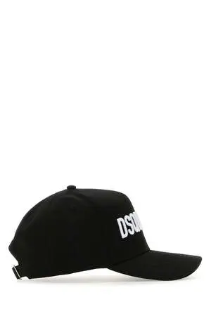 Dsquared2 Cotton Baseball Cap With Logo Embroidery