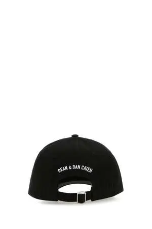Dsquared2 Cotton Baseball Cap With Logo Embroidery