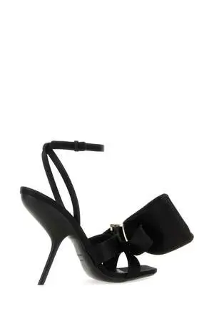 FERRAGAMO Satin Sandals With Bow Detailing