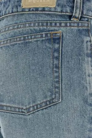 Alexander McQueen Stonewashed Denim Jeans