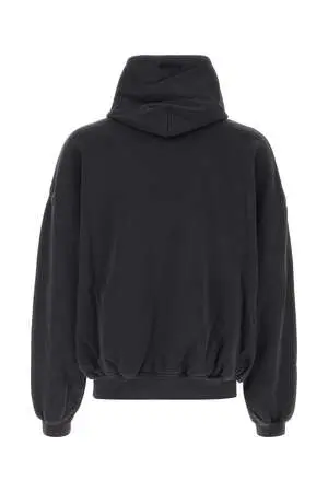 Fear Of God Cotton Oversize Sweatshirt With Logo Print - Black