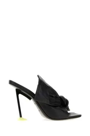 Givenchy Leather Boudoir Mules - Black
