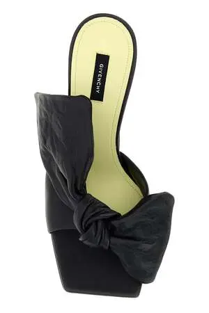 Givenchy Leather Boudoir Mules - Black