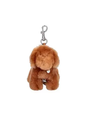 ANYA HINDMARCH Keychain Charm "poo Bag - Brown