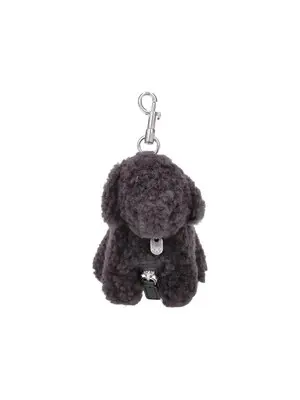 ANYA HINDMARCH Keychain Charm "poo Bag - Brown