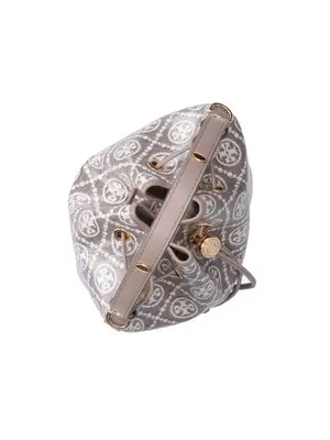 Tory Burch T-monogram Bucket Bag - Gray