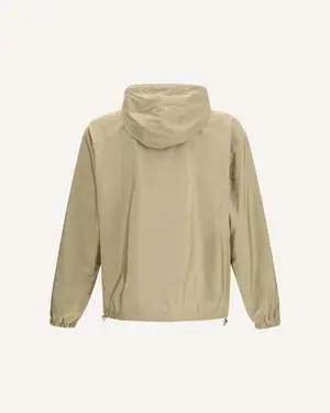Prada Reversible Re-nylon Down Jacket With Hood - Beige