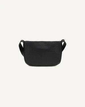 Bottega Veneta Large Veneto Shoulder Bag - Black