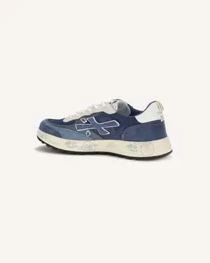Premiata Nous Paneled Lace-up Sneakers