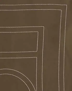 TOTEME Silk Scarf With Embroidery - Brown