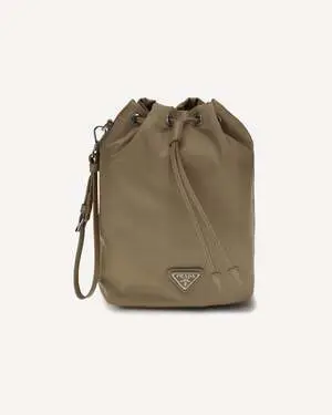 Prada Re-nylon Bucket Bag - Beige