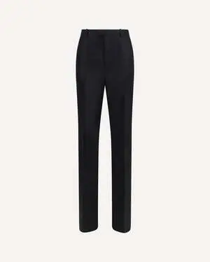Gucci Silk Faille Tailored Pants - Black