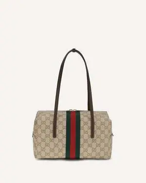 Gucci Medium Boston Melrose Shoulder Bag - Beige