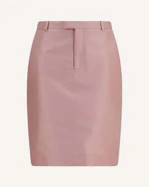 Gucci Silk Faille Skirt - Pink