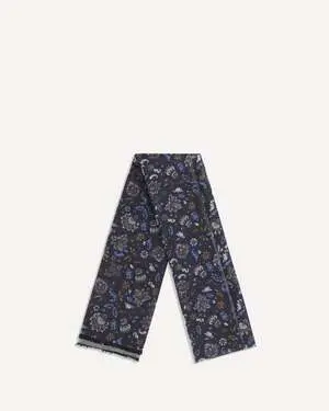 Kiton Paisley Patterned Scarf