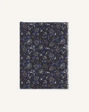 Kiton Paisley Patterned Scarf