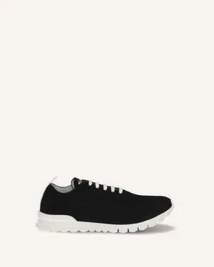 Kiton Fabric Sneakers - Black