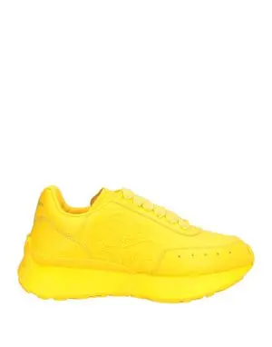 Alexander McQueen Bright Soft Leather Sneakers - Yellow