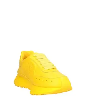 Alexander McQueen Bright Soft Leather Sneakers - Yellow
