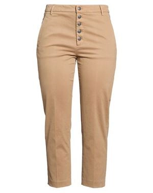 DONDUP Cotton Elastane Tapered Pants - Camel