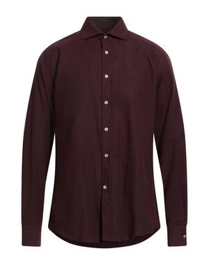 Paul & Shark Man Shirt Slate Blue Size 16 Cotton Plum