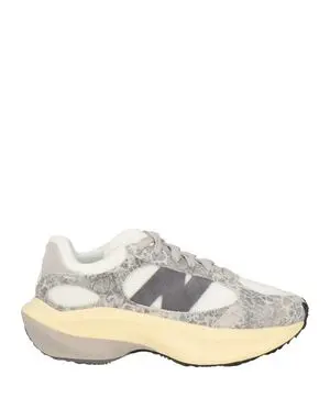 NEW BALANCE Chunky Leather & Textile Sneakers - Grey