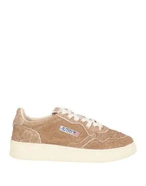 AUTRY Low Top Sneakers In Suede - Light Brown
