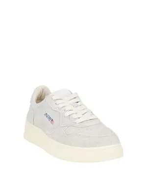 AUTRY Low Top Sneakers In Suede - Light Grey