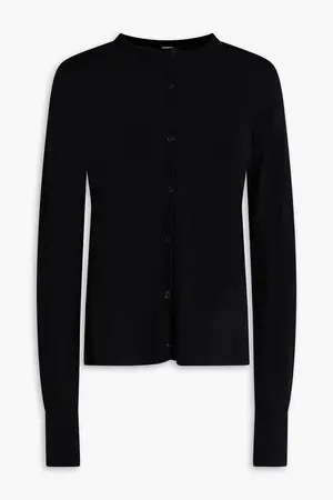 TOTEME Lyocell-blend Cardigan - Black