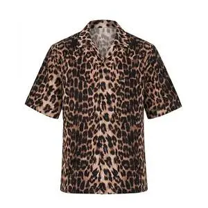Loveist Store Brown / Black Rodeo Leopard Shirt